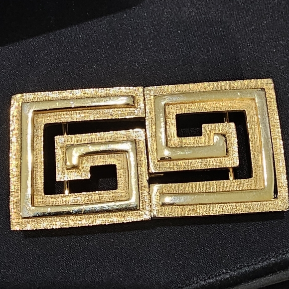Mimi Di N | Accessories | Mimi Di N Vintage 986 Gold Greek Key Design ...